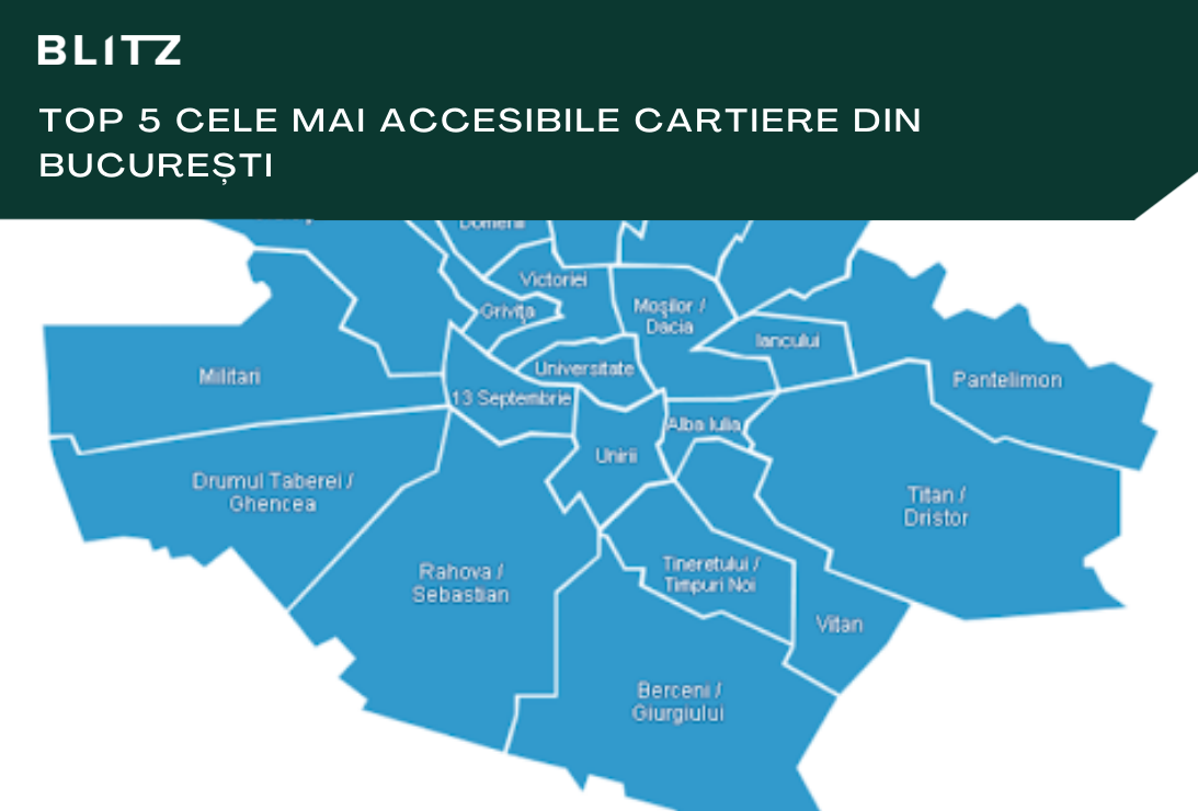 Top 5 cele mai accesibile cartiere din București - BLITZ Blog